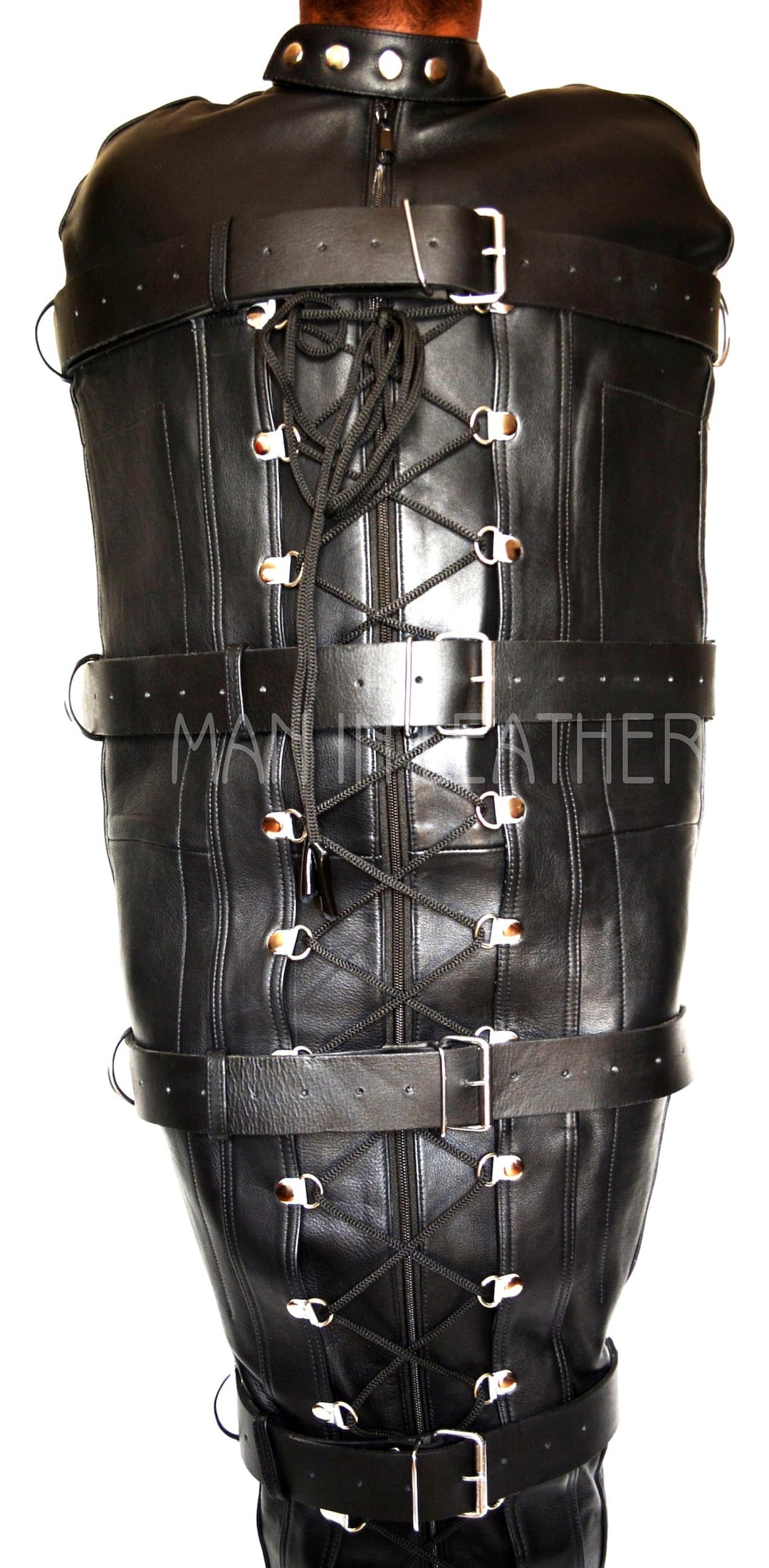 Cow Leather Sleep Sack Bondage Body Bag Bdsm Mummy Seductive Etsy