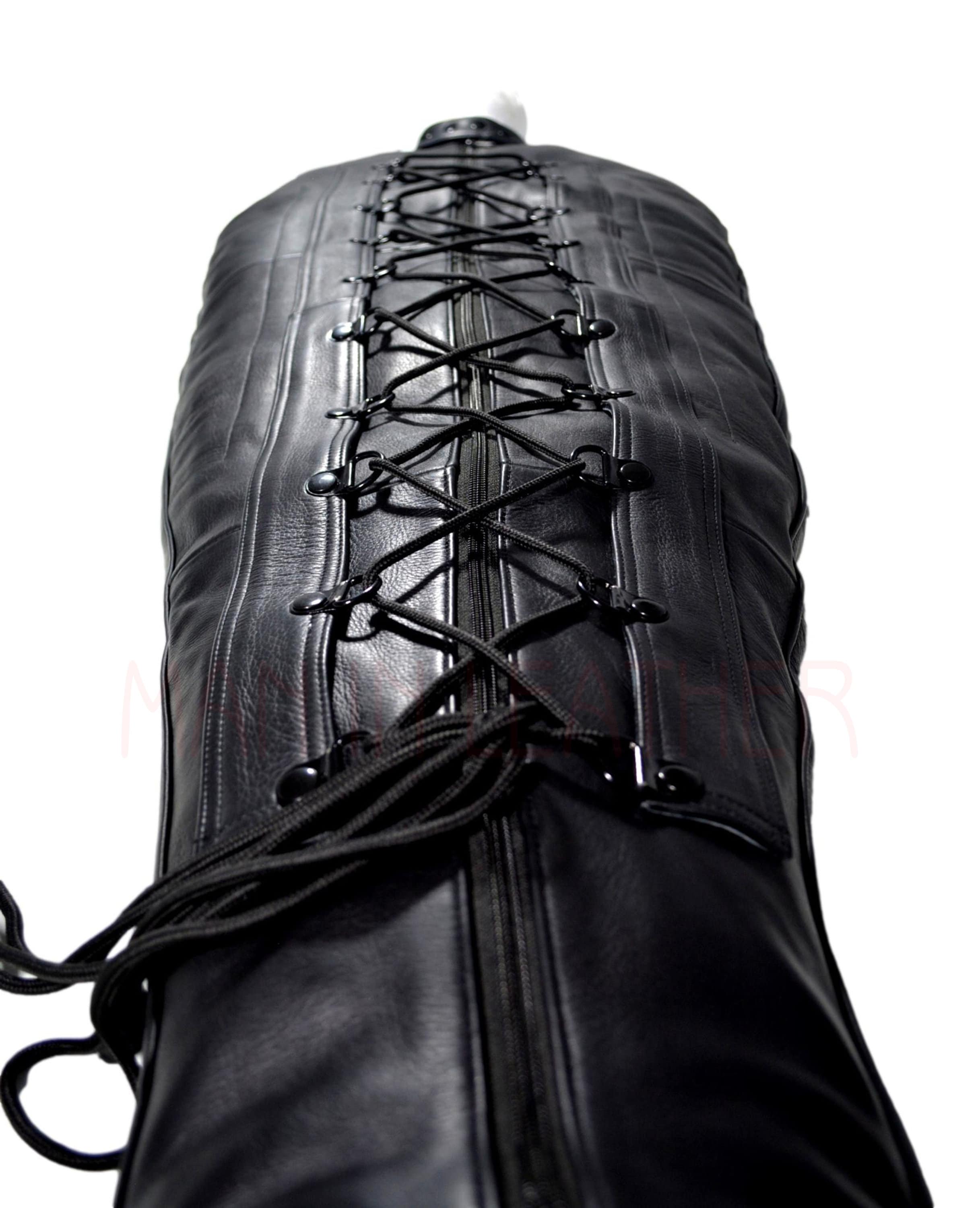 Cow Leather Sleep Sack Bondage Body Bag Bdsm Mummy Seductive Etsy