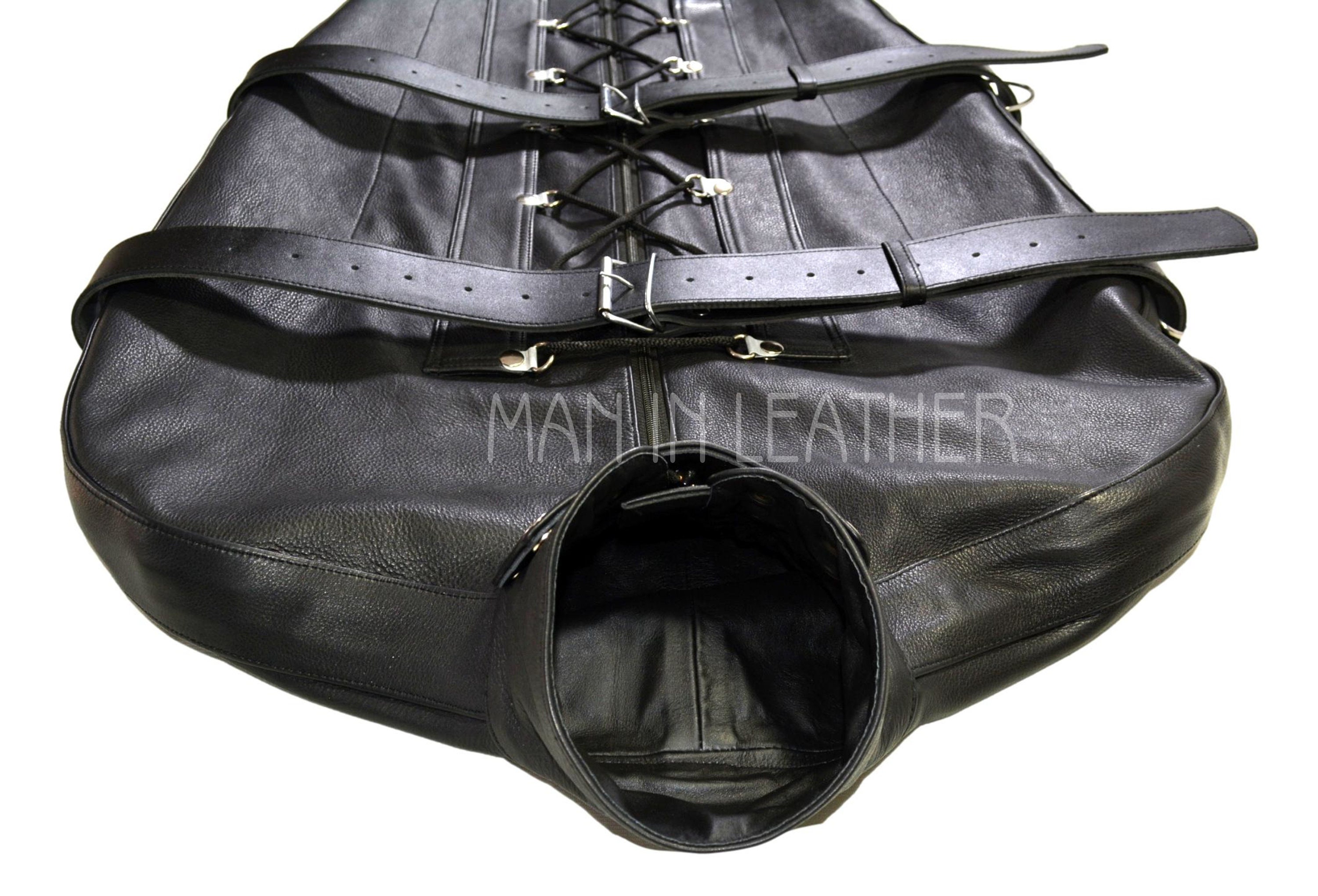 Cow Leather Sleep Sack Bondage Body Bag Bdsm Mummy Seductive Etsy