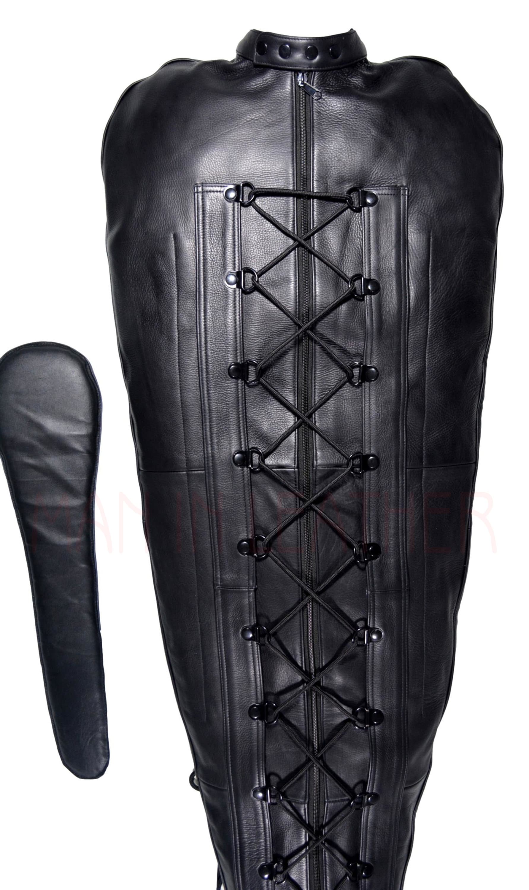 Cow Leather Sleep Sack Bondage Body Bag Bdsm Mummy Seductive Etsy