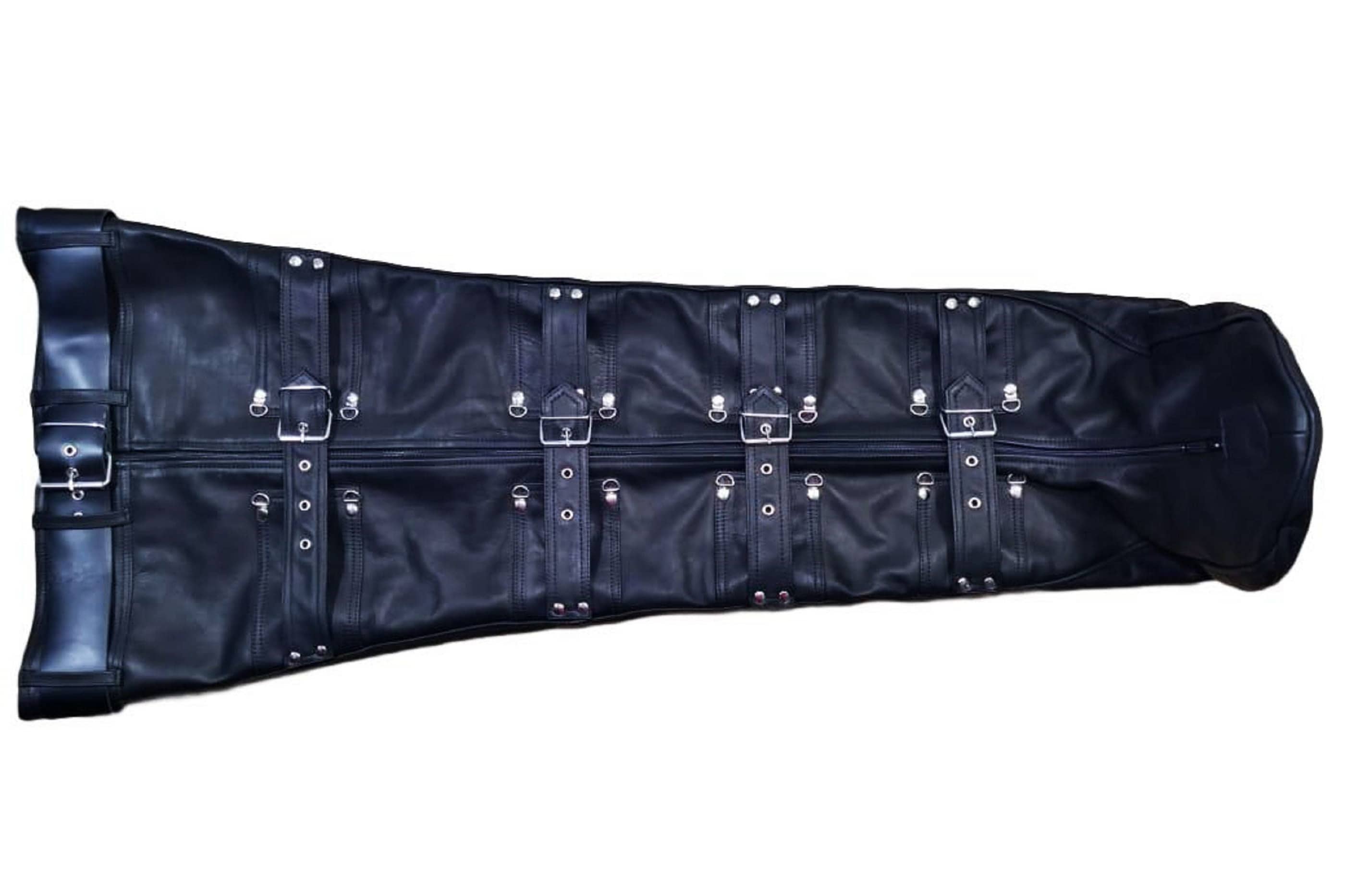 Product Authenticity Guarantee Faux Leather Arm Binder Leg Body Restraint Harness Lockable