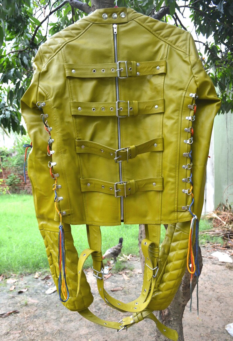 Heavy Duty Leather Straitjacket Sides Crotch Strap - Etsy