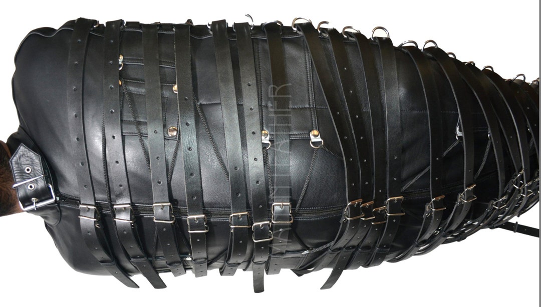 Cow Leather Sleep Sack Bondage Body Bag Bdsm Mummy Seductive Etsy
