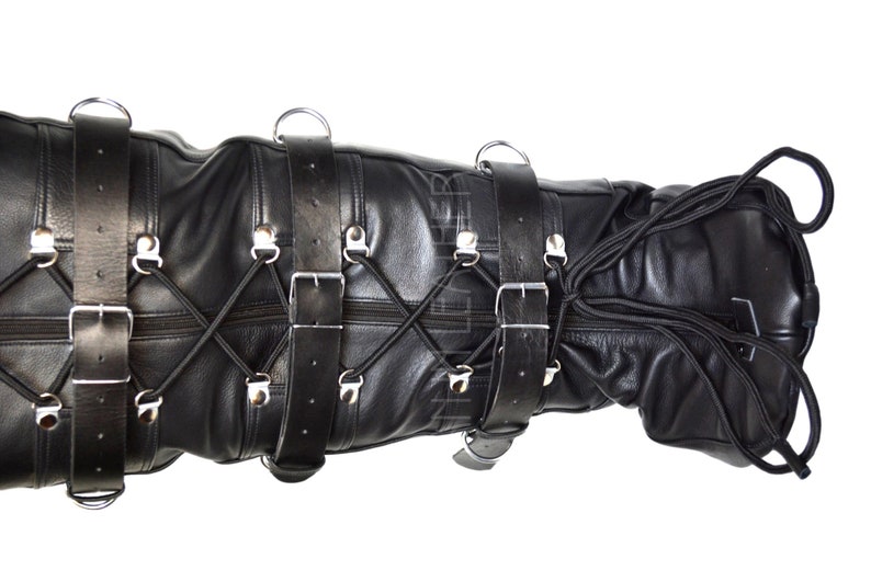 Cow Leather Sleep Sack Bondage Body Bag Bdsm Mummy Seductive Etsy