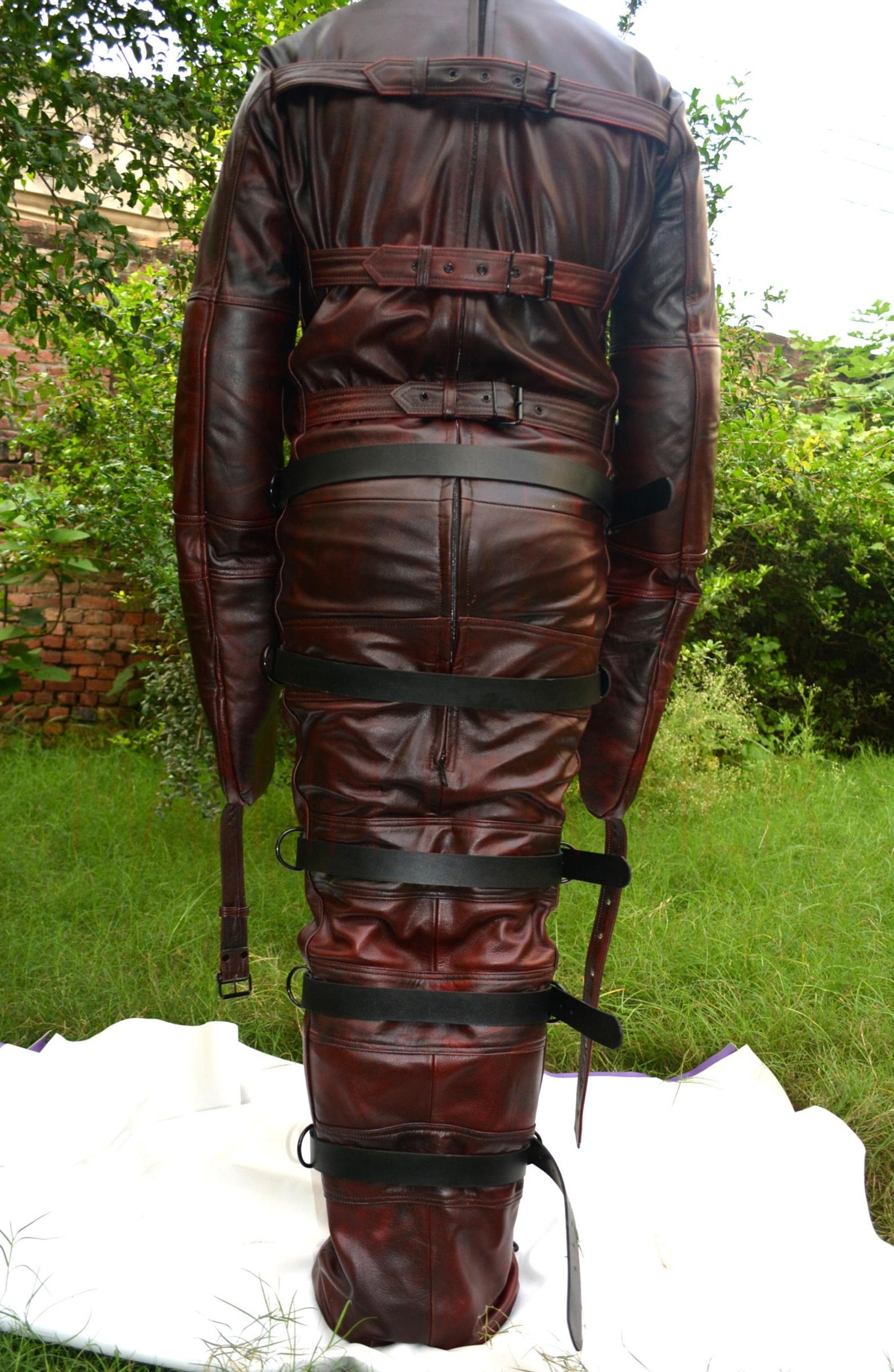 Cow Leather Sleep Sack Bondage Body Bag Bdsm Mummy Seductive Etsy Uk
