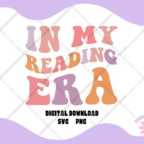 Reading Era Svg - Etsy
