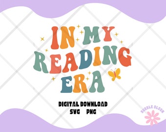 In My Reading Era Png | Digital Download | Bookish Png - Etsy