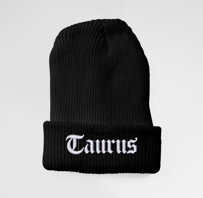 Taurus Zodiac Sign Embroidered Unisex Baseball Cap Adjustable Hat ...