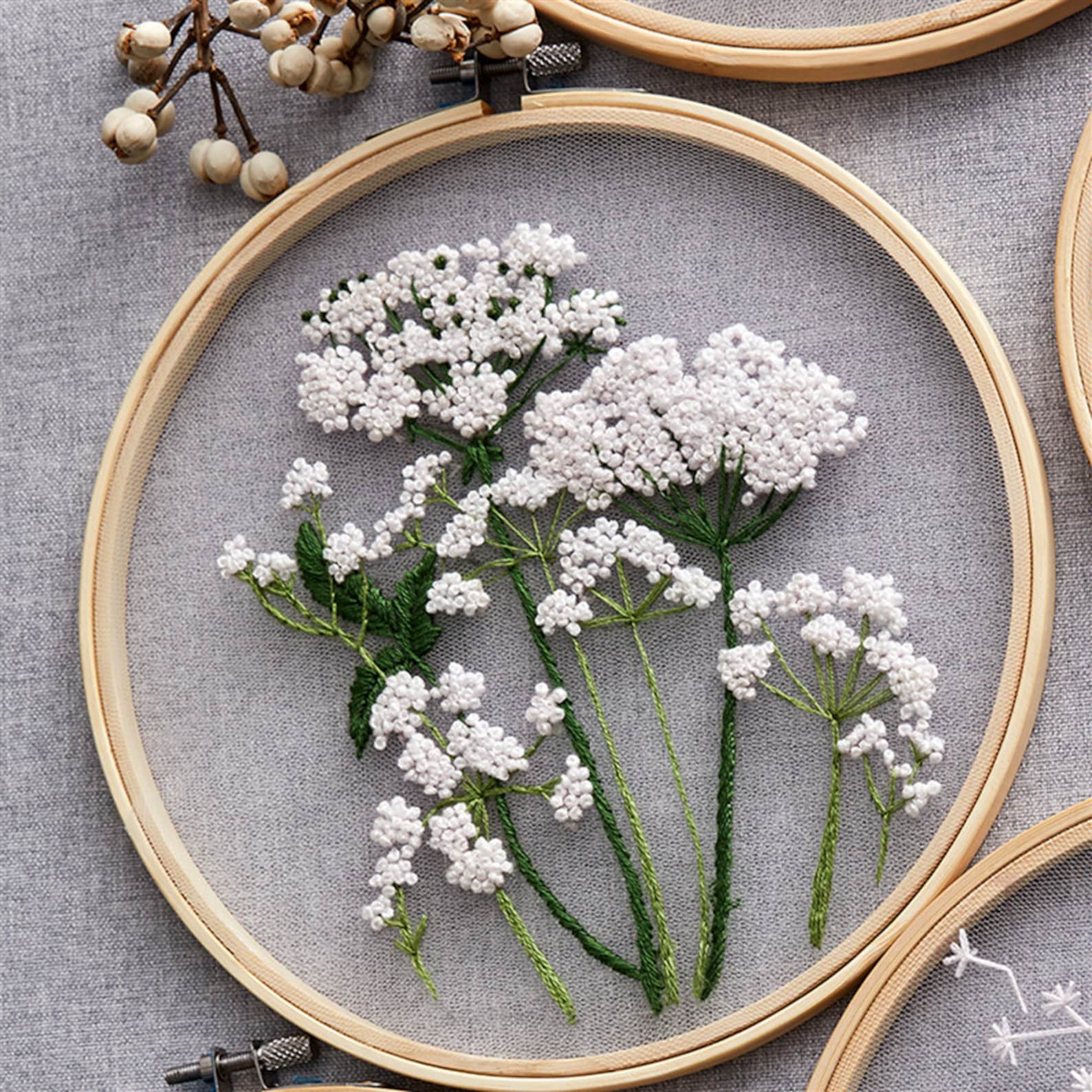 DIY Embroidery for Beginners / European Mesh Embroidery / - Etsy UK