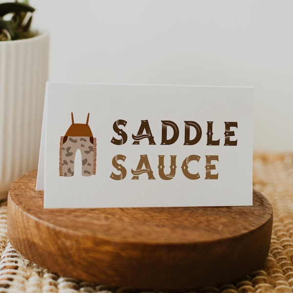 Western Food Label - Etsy