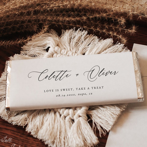 Wedding Candy Bar Wrapper - Etsy