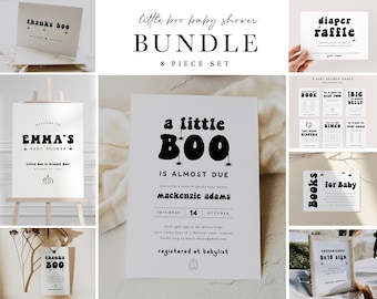 Little Boo Baby Shower Game Package 8 Printable Halloween Baby - Etsy