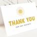 Sunshine Thank You Card Template, Instant Download, Editable Boho Sun ...