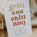 BBQ Birthday Party Invitation, Summer Cookout Party Invitation Template ...