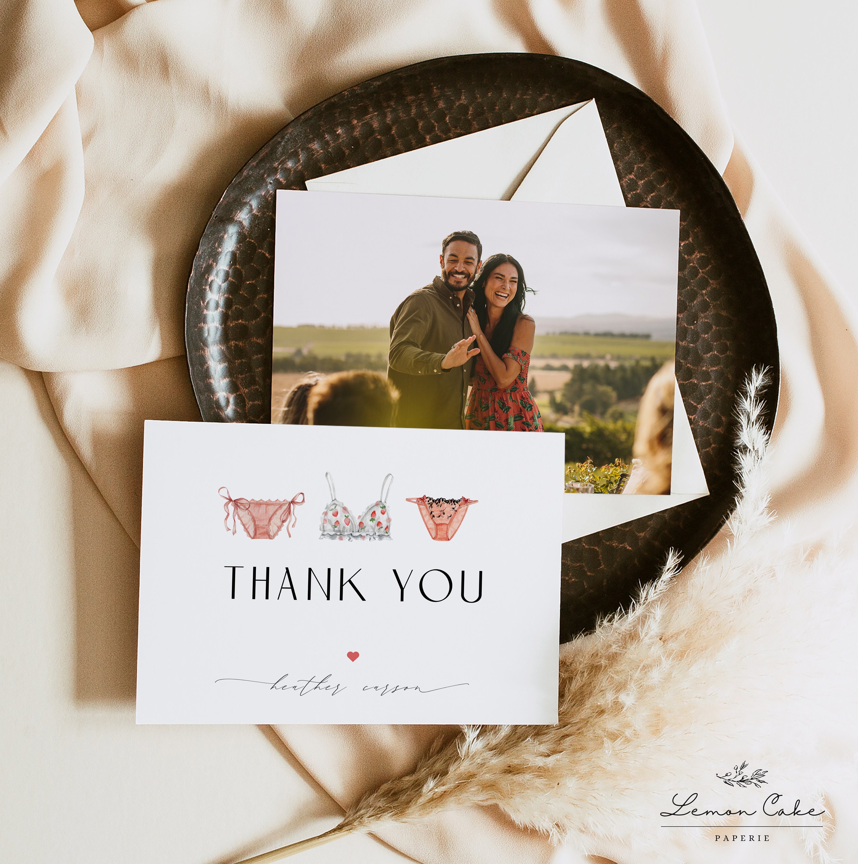 Bachelorette Thank You Card INSTANT DOWNLOAD Printable | Etsy