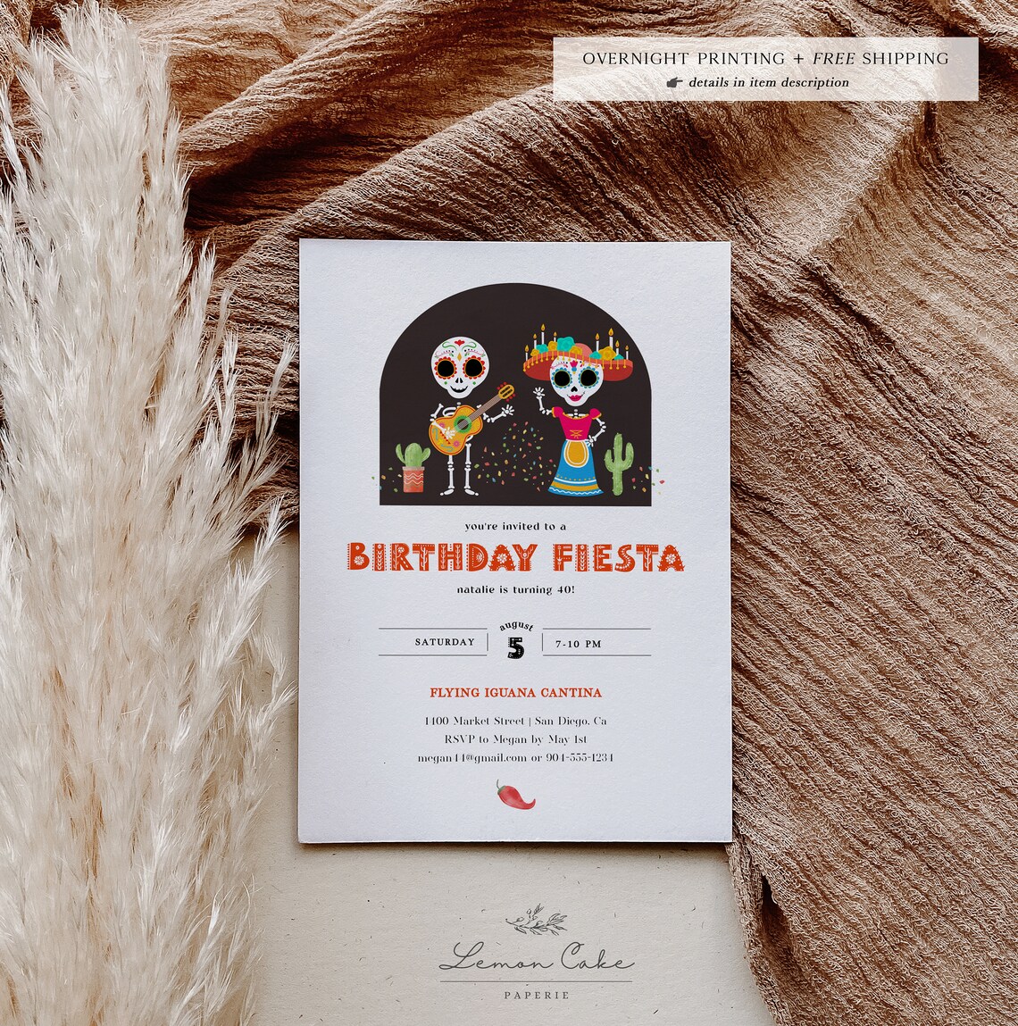 Fiesta Birthday Invitation Instant Download Fiesta Party - Etsy