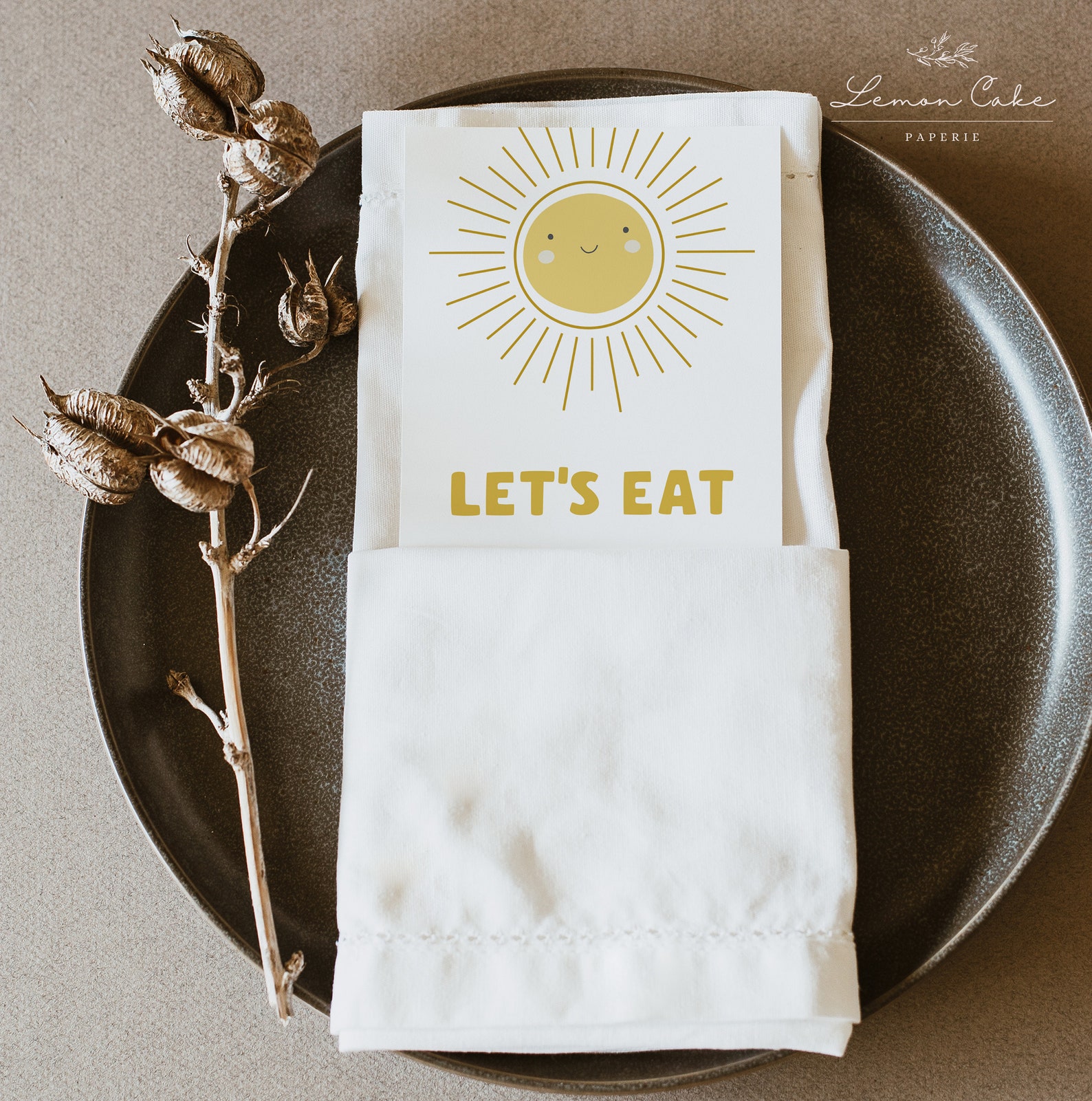 Printable Sunshine Menu Template Instant Download Baby - Etsy