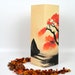 Japanese Paper Lamp, Japanese Decor Home. Modern Square Lamp Printed on ...