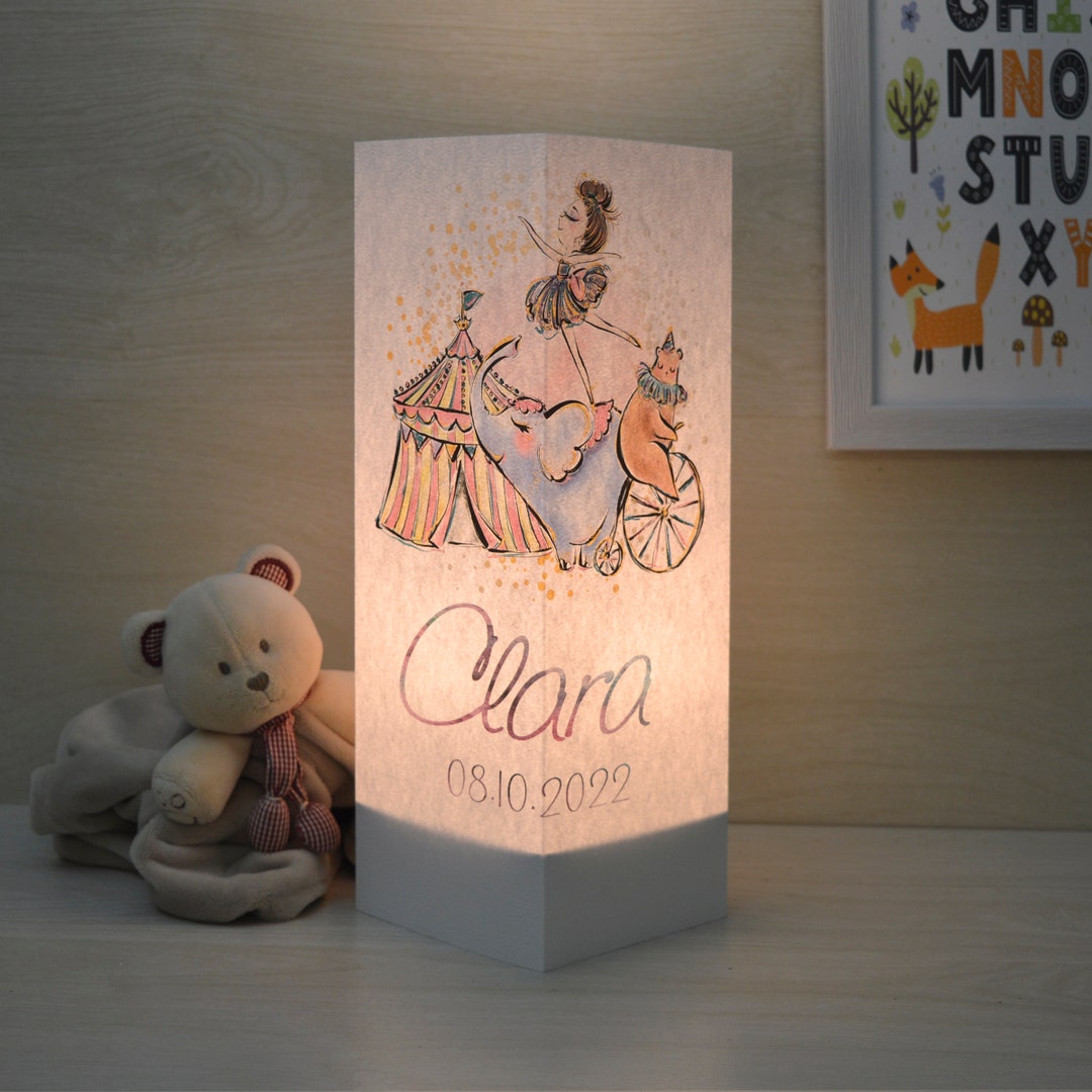 Unique Lamp for Baby Room Decoration, Personalized Baby Girl Lamp ...