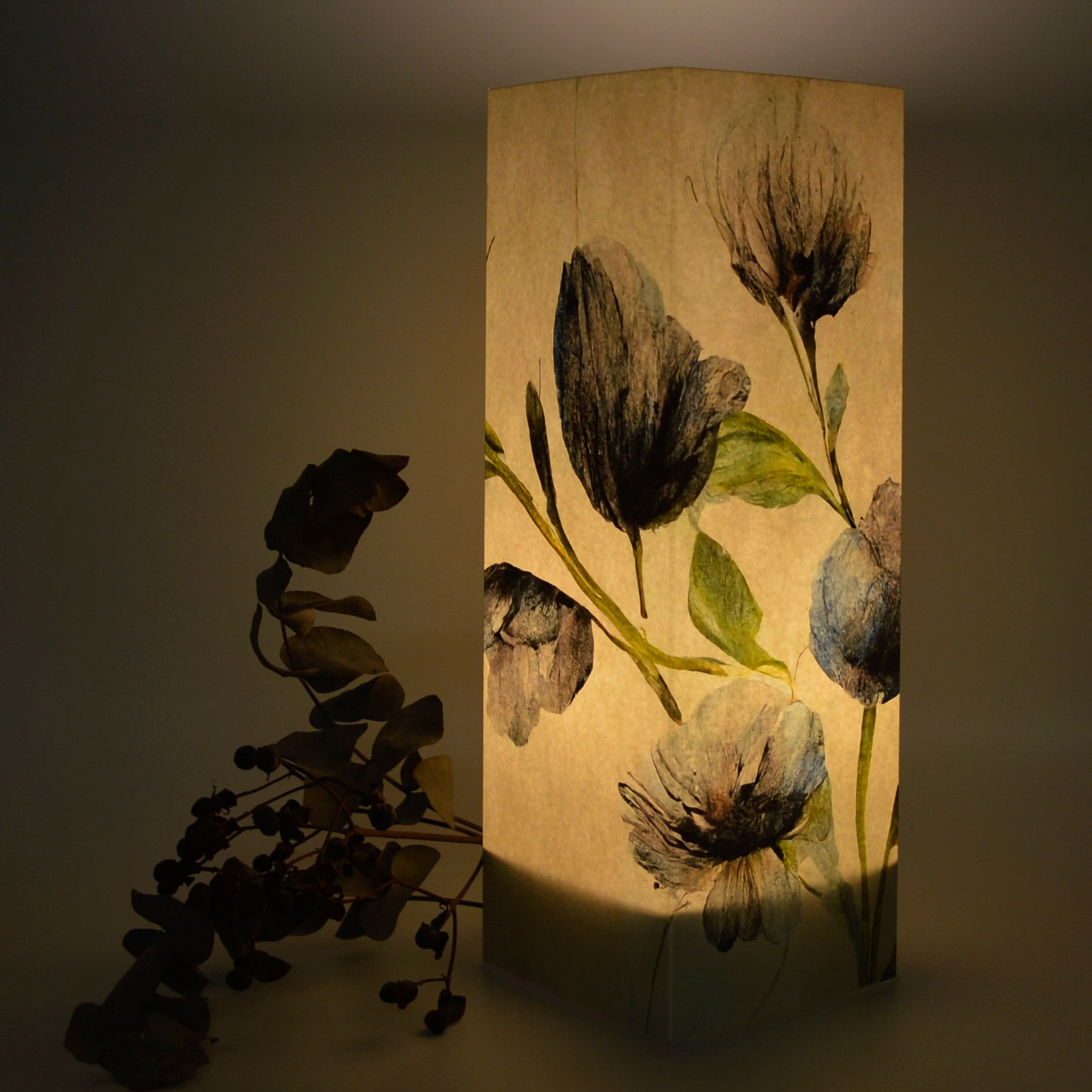 Japanese Paper Lamp, Japanese Home Decoration. Modern Recycled Paper ...