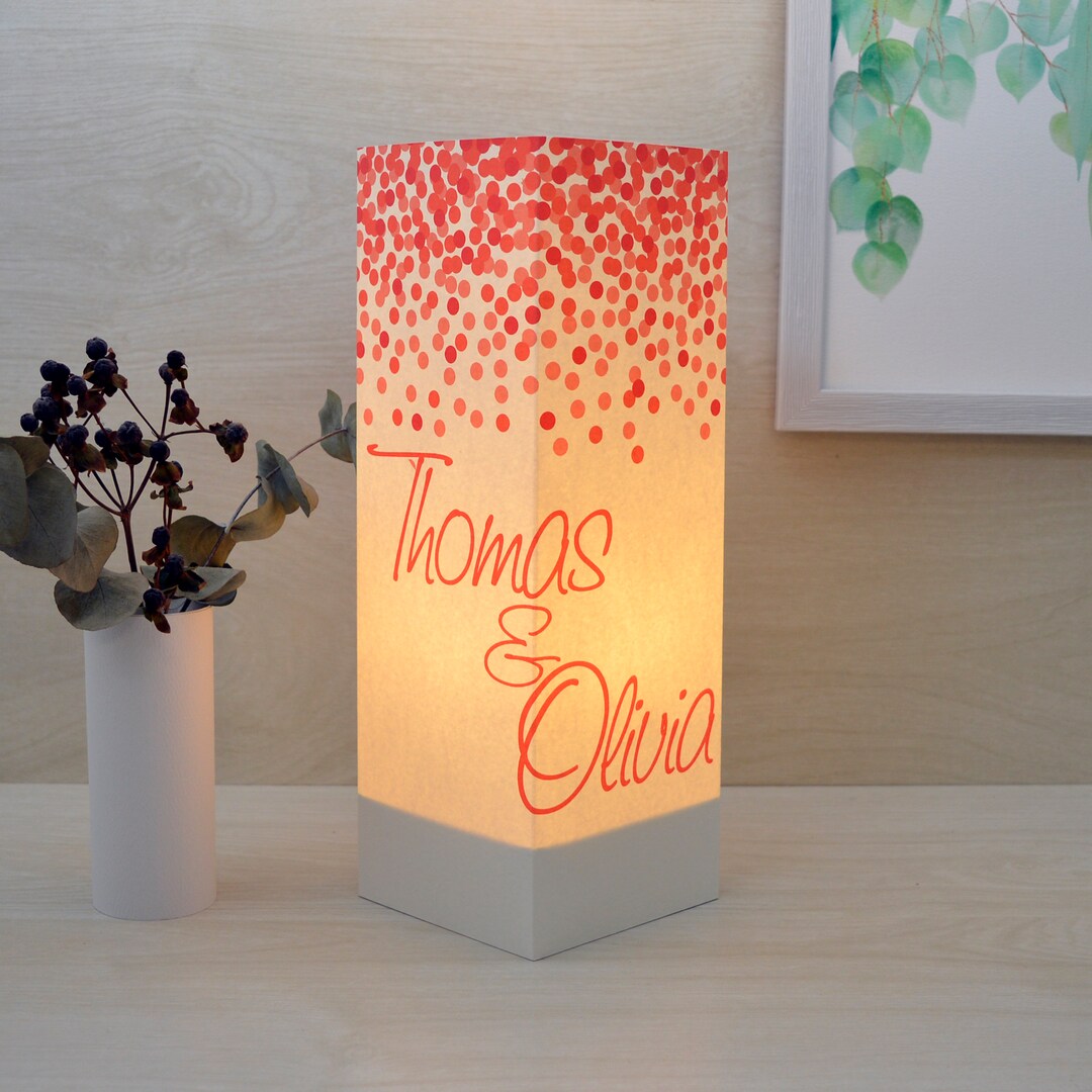 Personalized Table Lamp for Home Decor. Modern Lamp Shades, Custom ...