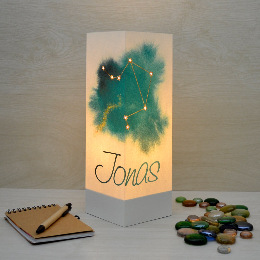 Personalized Zodiac Constellation Libra. Custom Lamp With Zodiac Sign ...