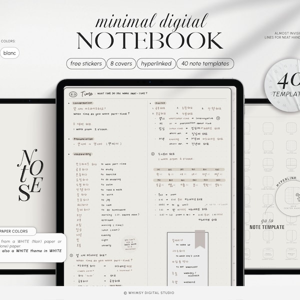 Digital Notebook - Etsy