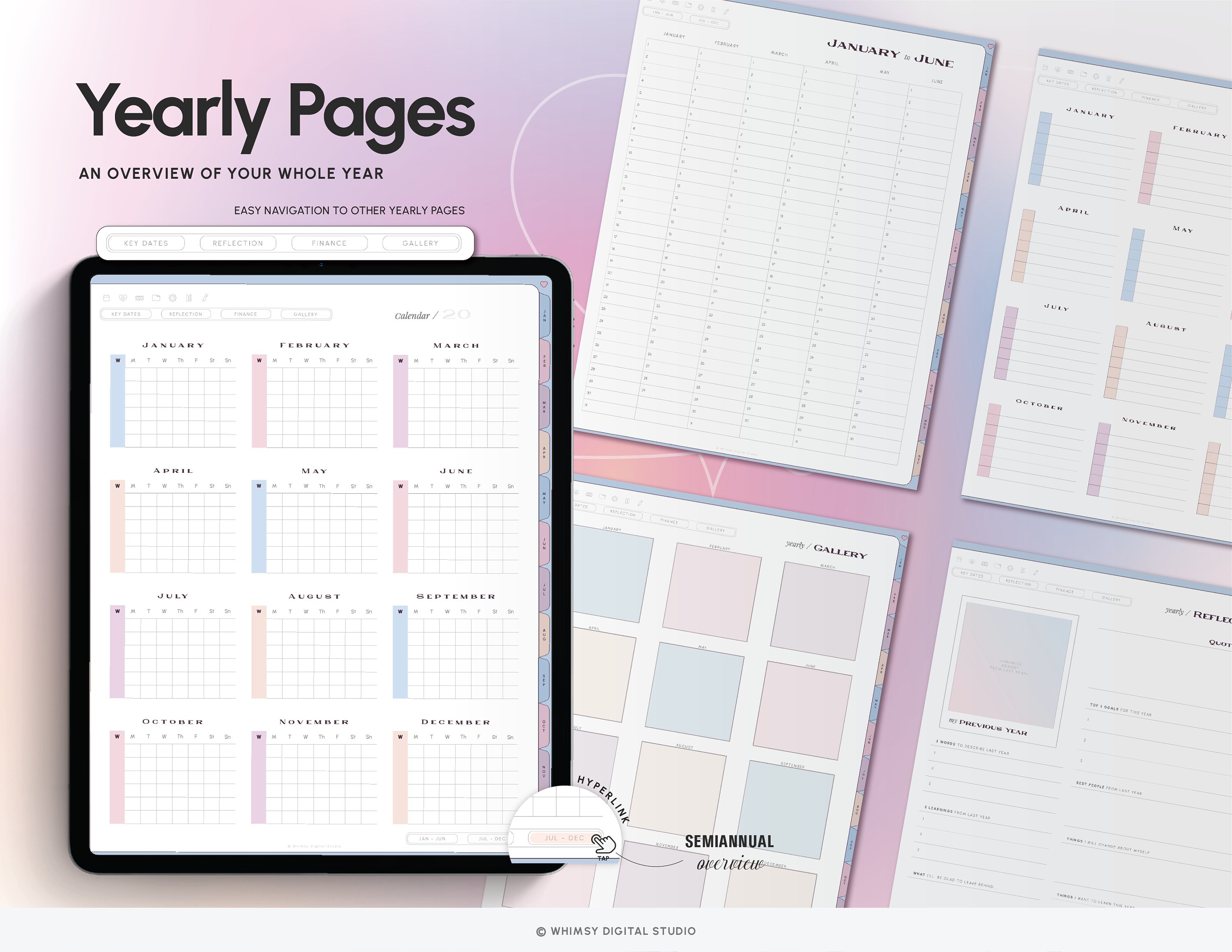 BUNDLE Digital Planner & Notebook BTS KPOP Light Mode - Etsy