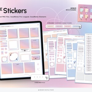 BUNDLE Digital Planner & Notebook BTS KPOP Light Mode | Goodnotes ...