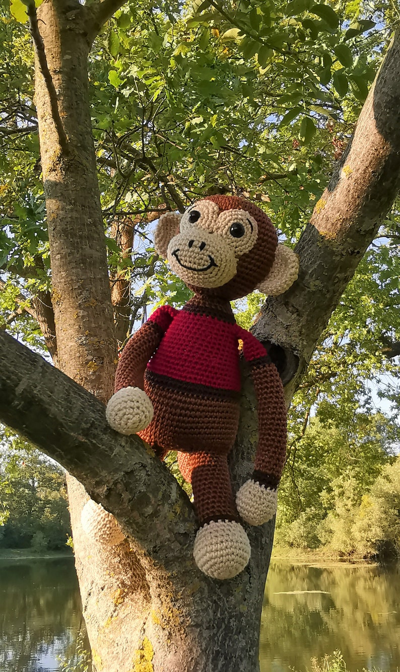 Crochet Pattern Monkey Georgie Monkey / Crochet Pattern Georgie Monkey ...