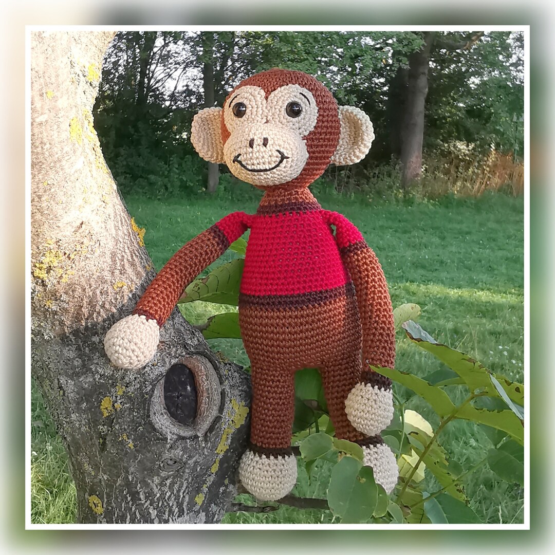 Crochet Pattern Monkey Georgie Monkey / Crochet Pattern Georgie Monkey ...