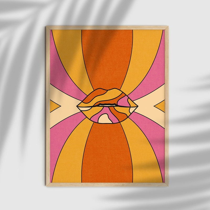 Lips Poster - Etsy