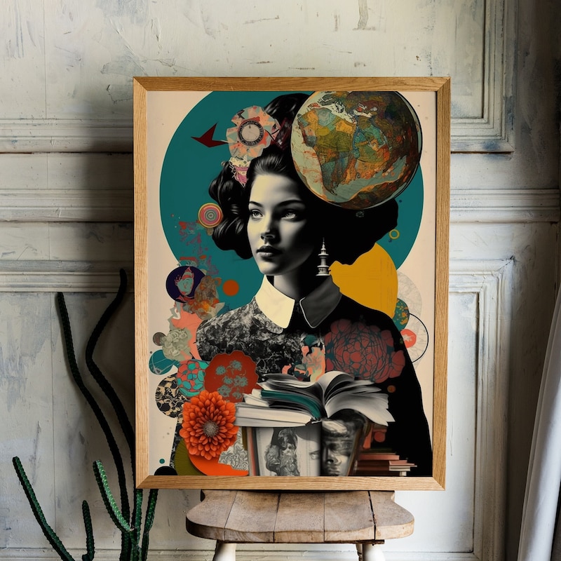 Funky Vintage Art - Etsy