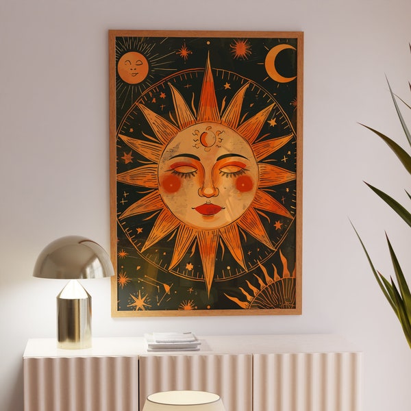 Sun Poster - Etsy