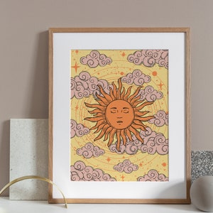 70s Set of 5 Prints Retro Print Set 70s Retro Gallery Wall - Etsy