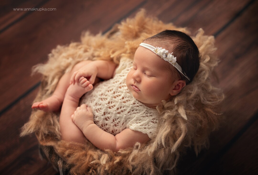 MADDY ROMPERS - Vitage Style Newborn Outfit, High-quality Hand Knitted ...