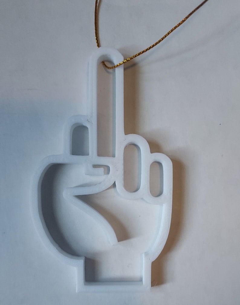 Middle Finger Fuck You Ornament 2023 Funny Christmas Ornament Stocking Stuffer T For Adults