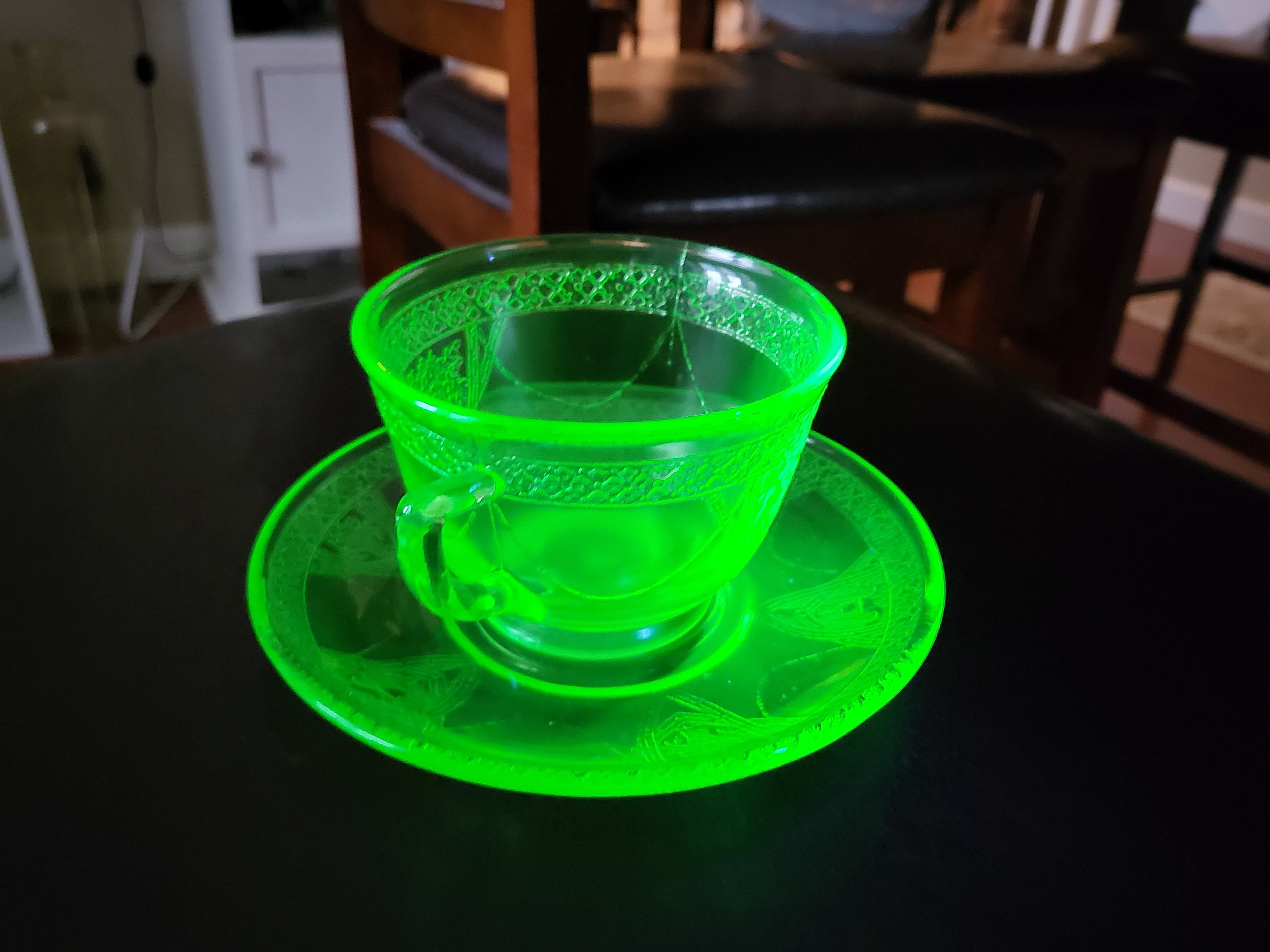 Uranium Glass Cup