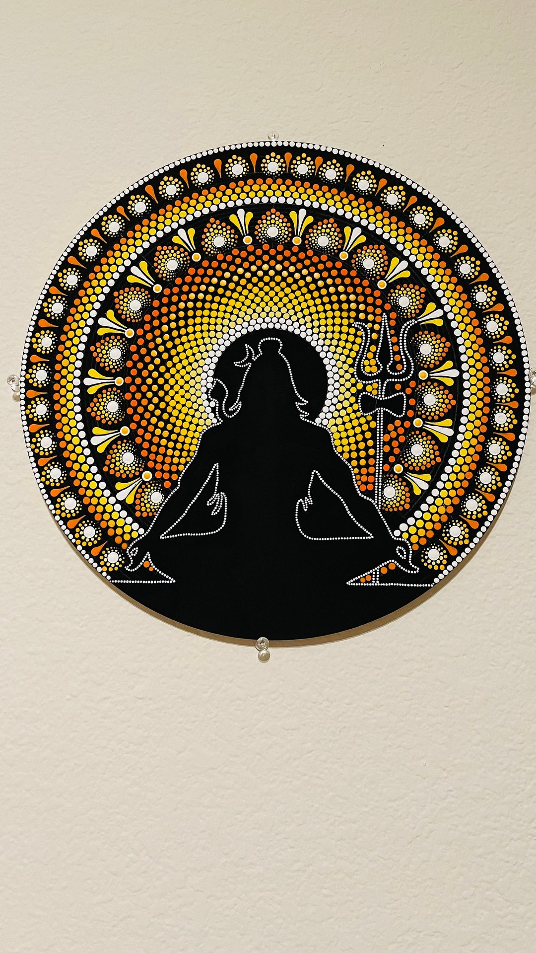 Lord Shiva Mandala Art - Etsy