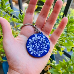 Mandala Key Chains - Etsy UK