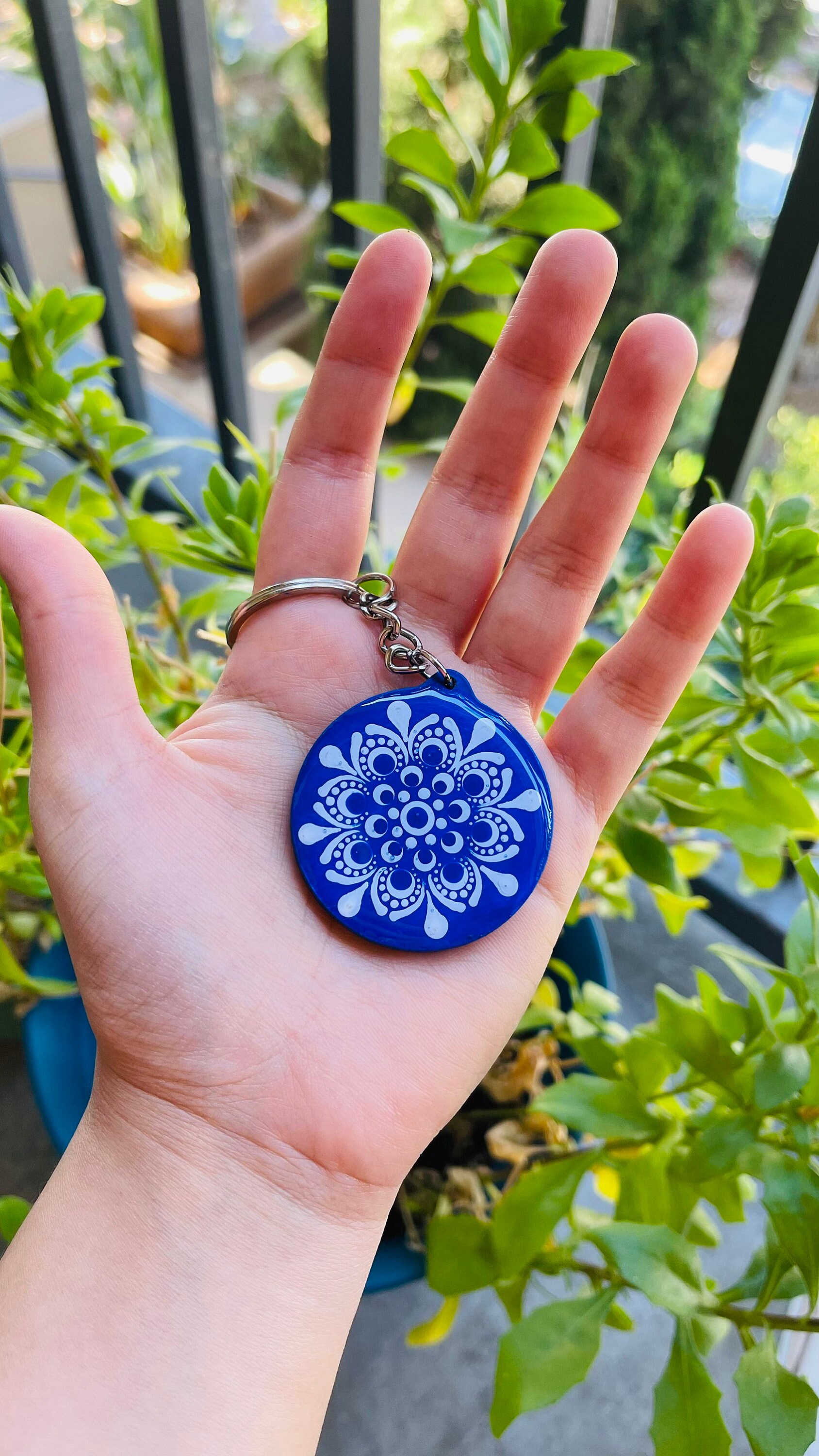 Mandala Key Chains - Etsy UK