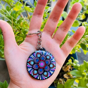Mandala Key Chains - Etsy UK