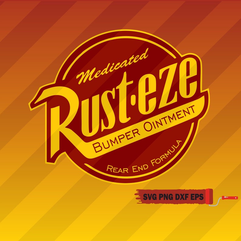 Rust-Eze Svg Png Dxf Eps, Iluminación Svg, McQueen Svg, Camisa ...