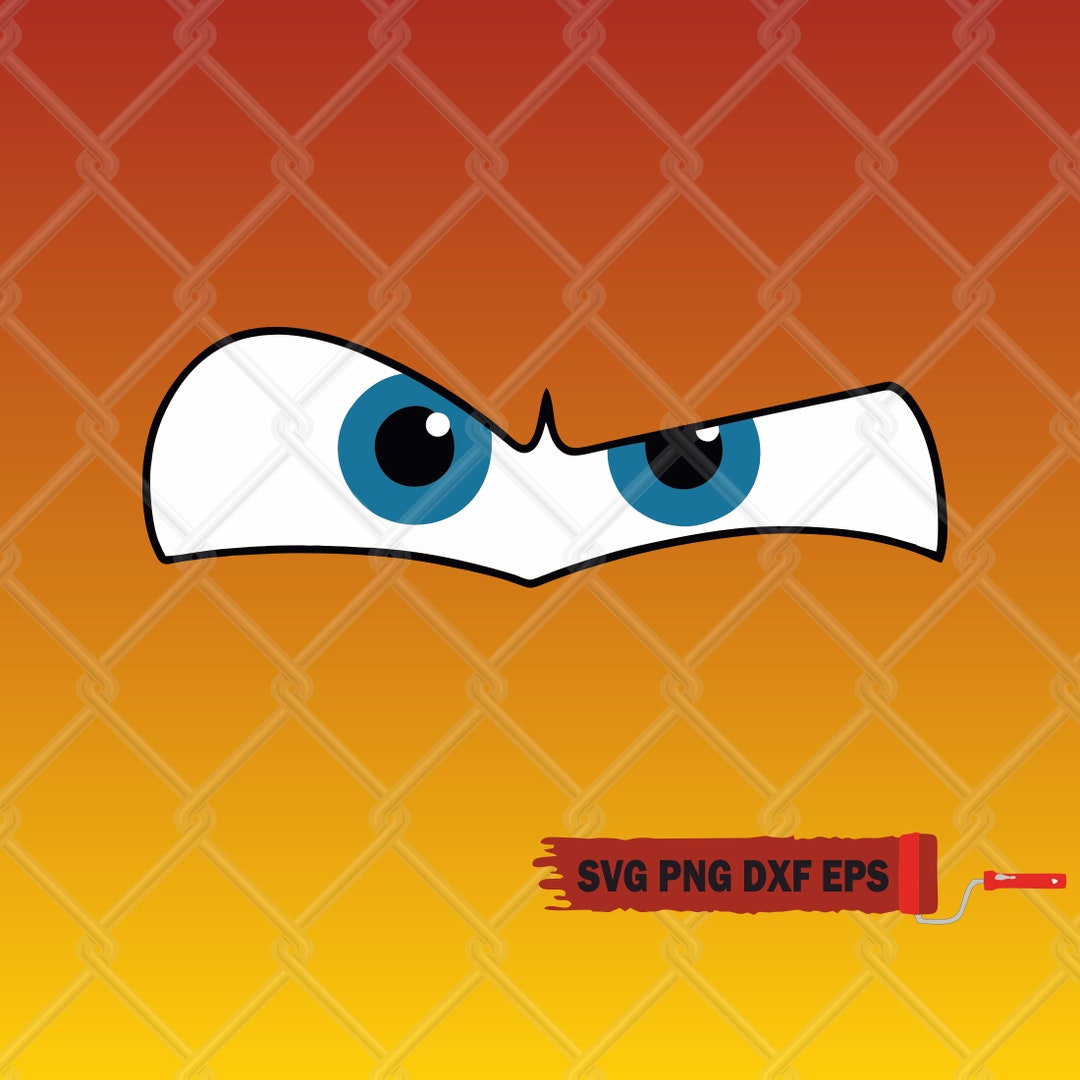 Mcqueen Eyes SVG PNG DXF Eps, Rust-eze Svg Png Dxf Eps, Lighting Svg ...