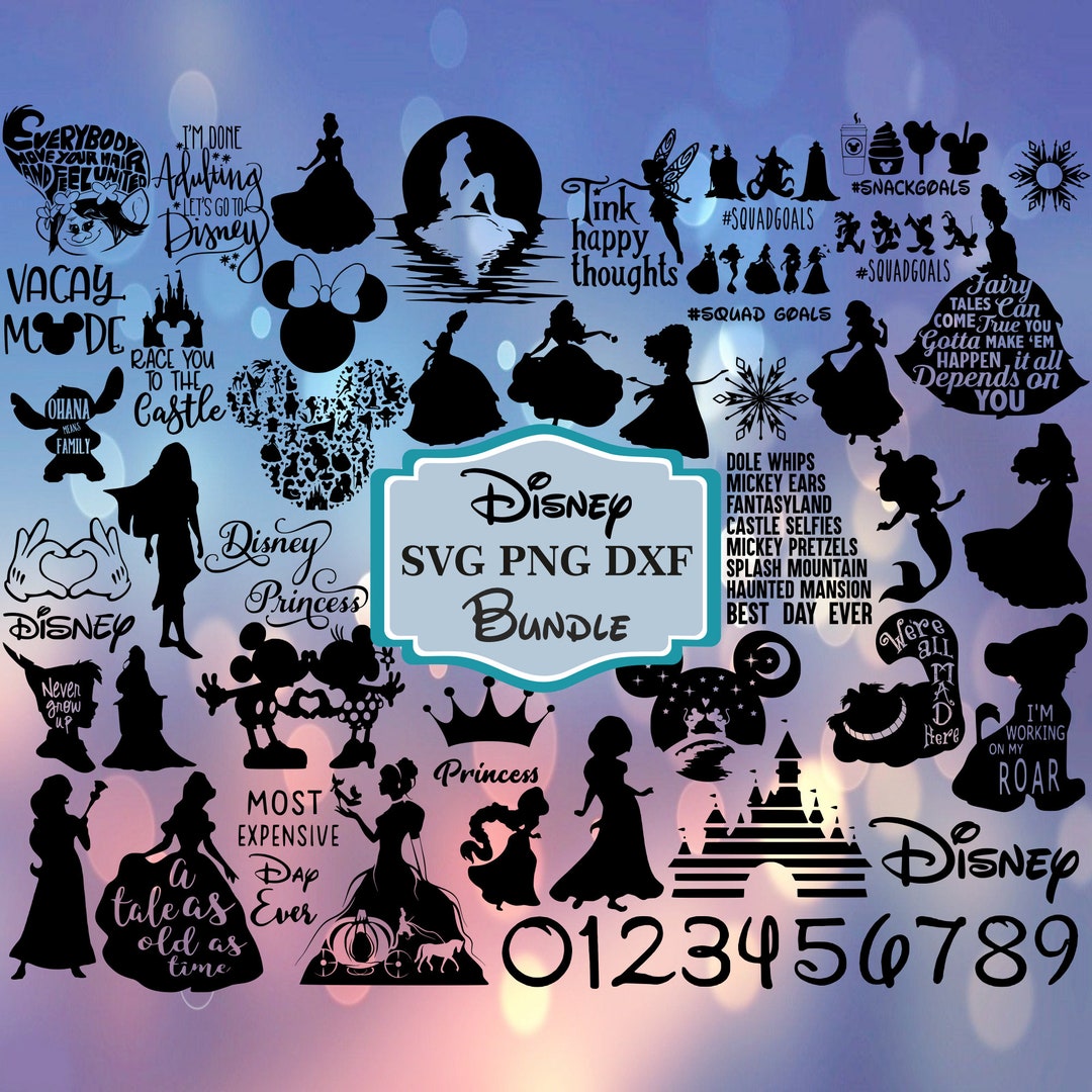 50+ Bundle Mickey Svg Png Dxf Files for Cricut or Silhouette Clipart ...