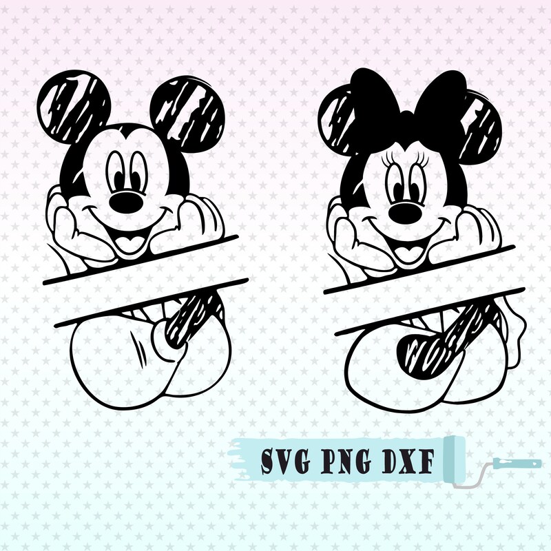 Mickey Name Tag - Etsy