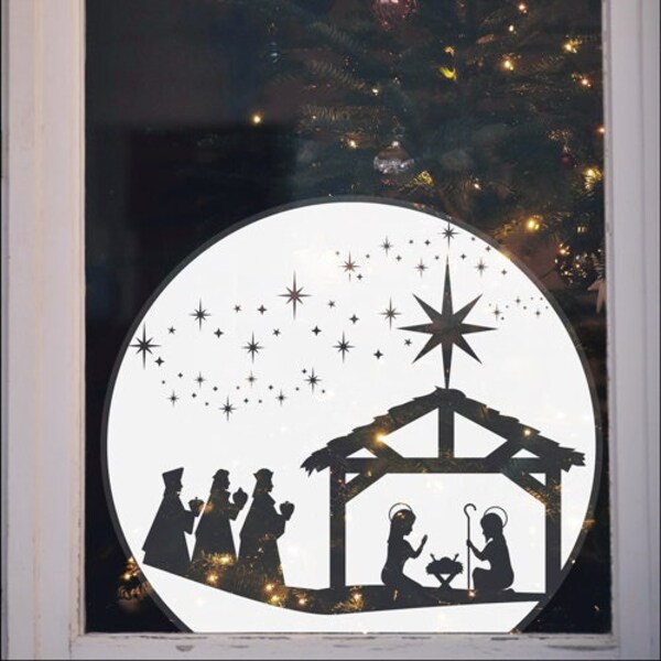 Nativity Decal - Etsy UK