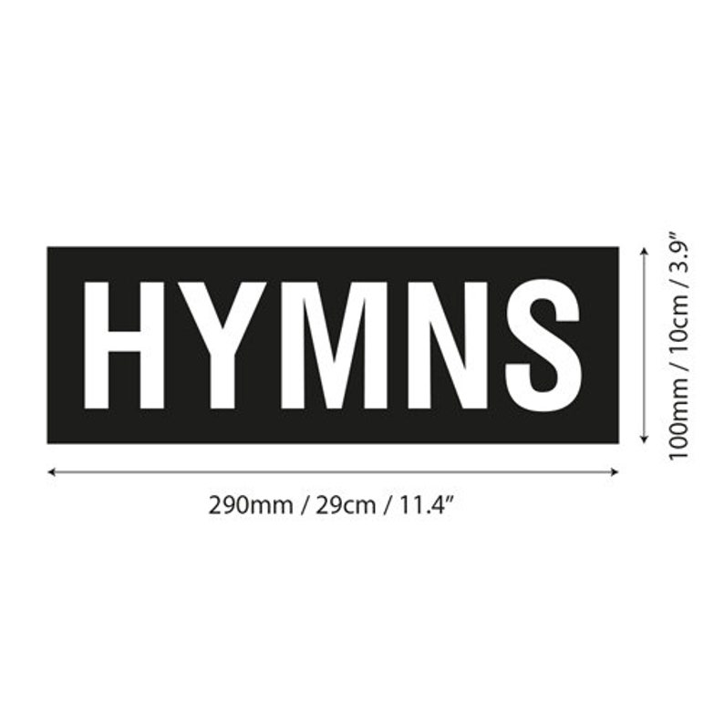 HYMNS Church Hymn Board Slider / School Plastic Hymn Board Word Slider ...