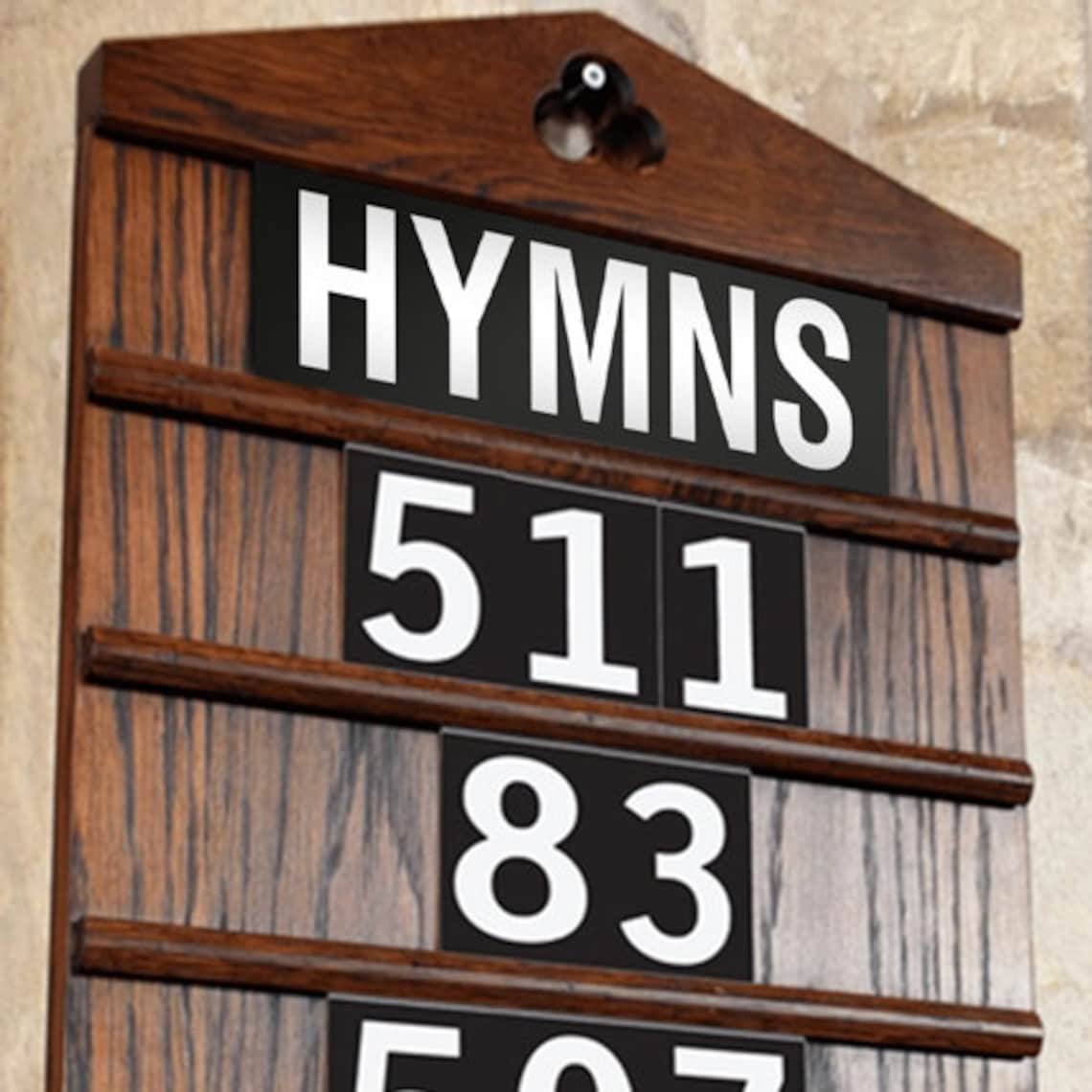 HYMNS Church Hymn Board Slider / School Plastic Hymn Board - Etsy