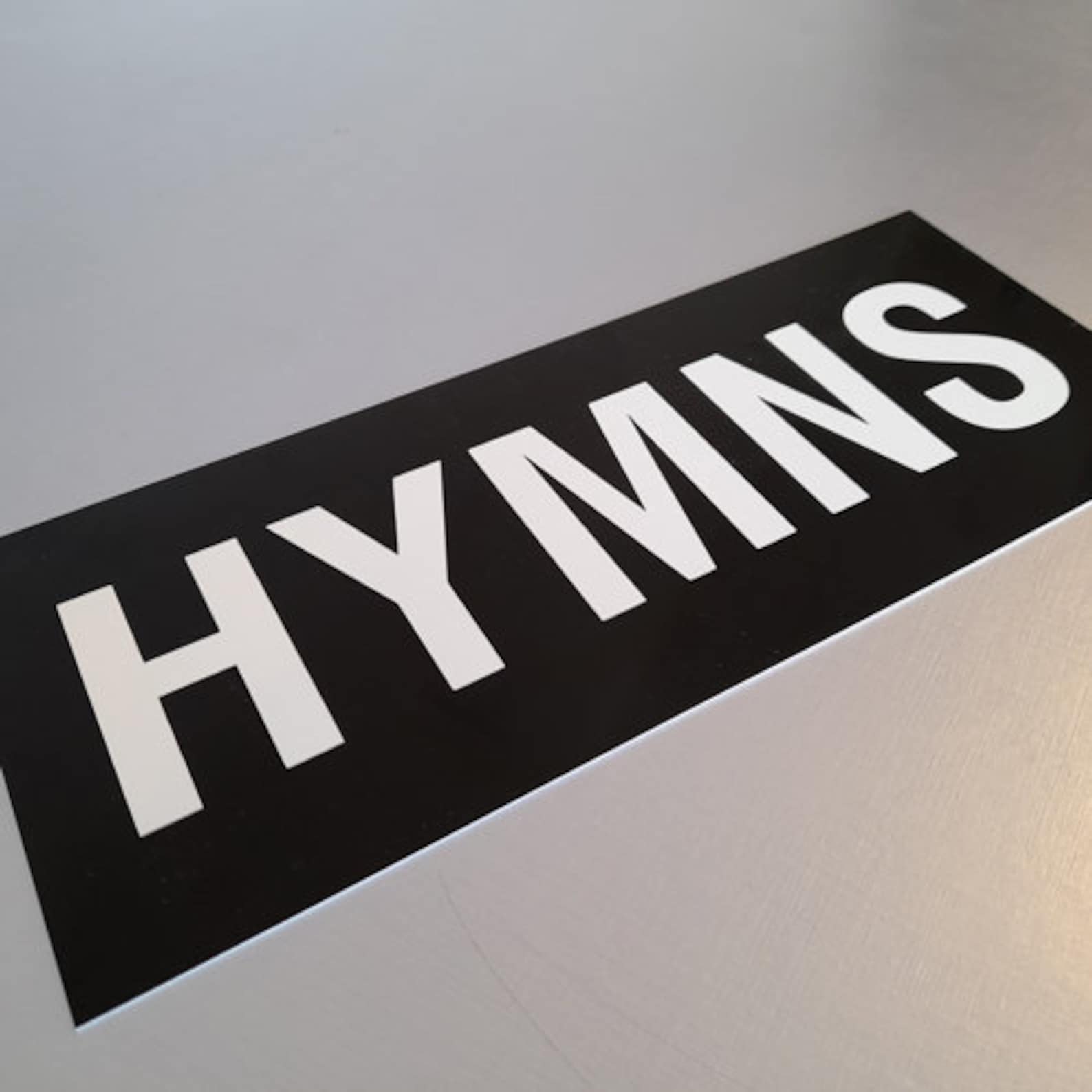 HYMNS - Church Hymn Board Slider / School Plastic Hymn Board Word ...